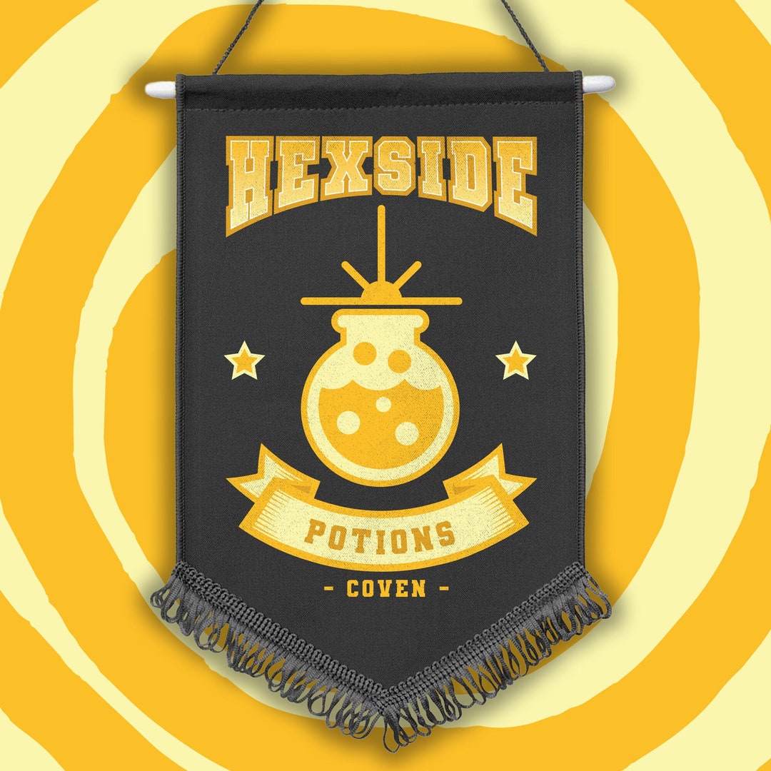 Hexside Potions Coven Pennant Wall Hanging - Etsy