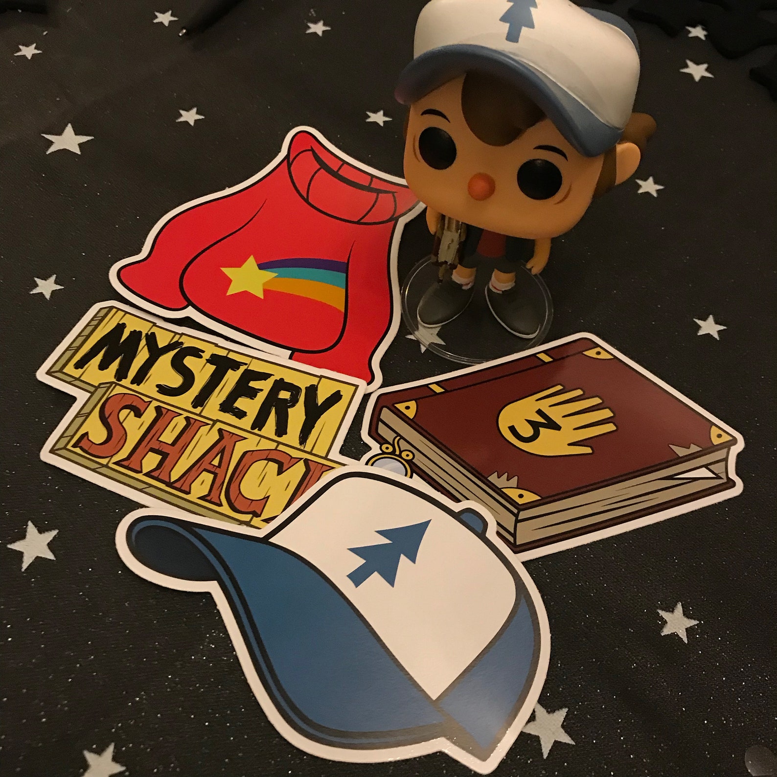 Gravity Falls MEGA-STICKER Pack Four 10x10cm Vinyl Stickers | Etsy