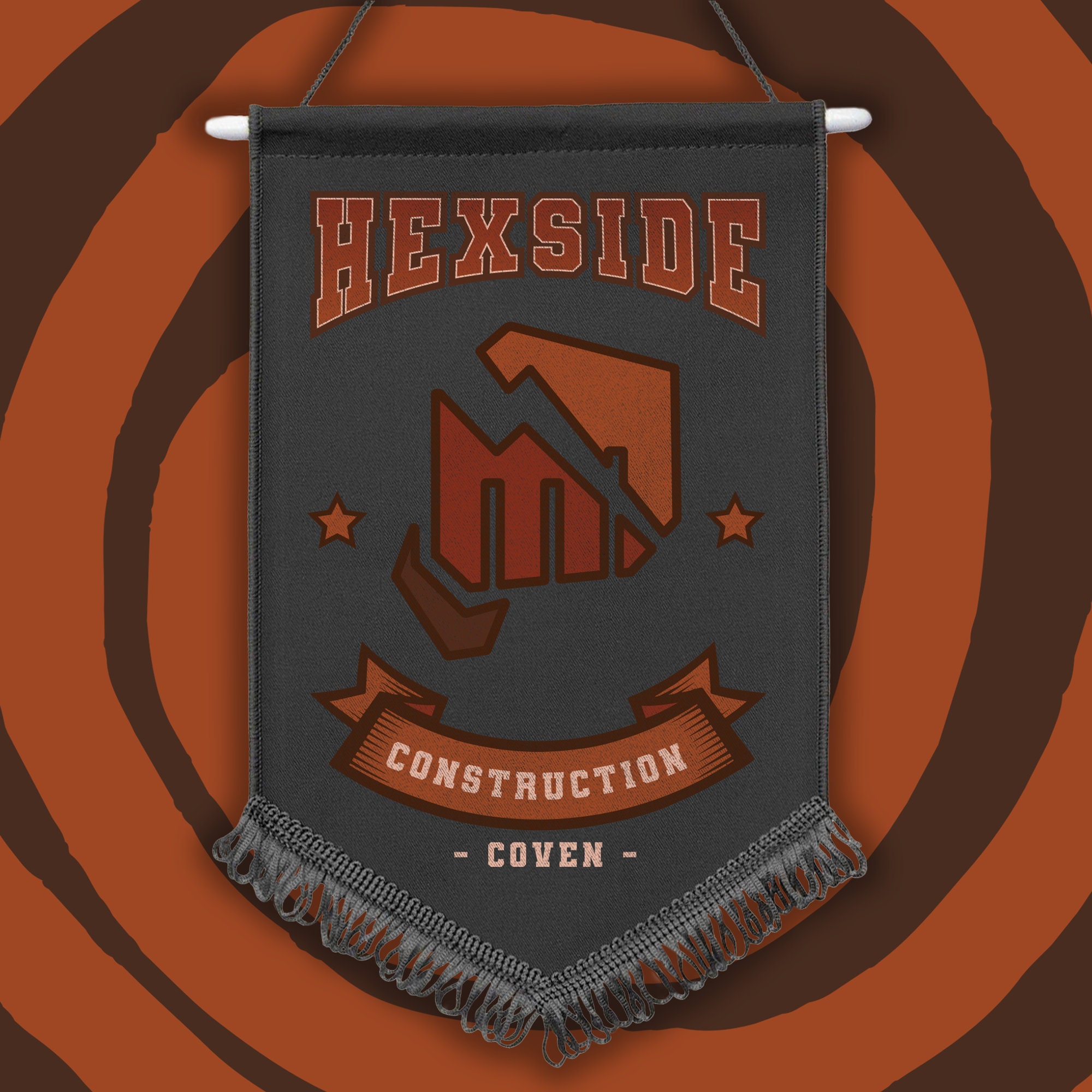 Hexside Construction Coven Pennant Wall Hanging - Etsy