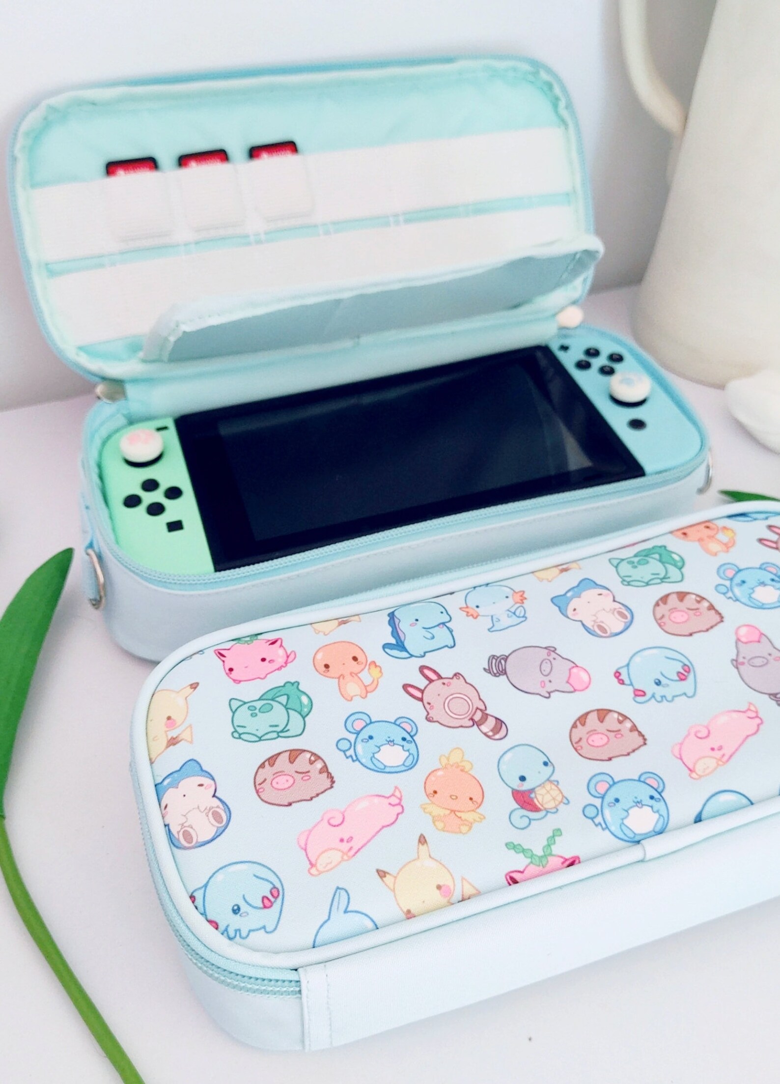 Derpy Monsters Blue SWITCH CASE Anime Manga Cute Kawaii | Etsy