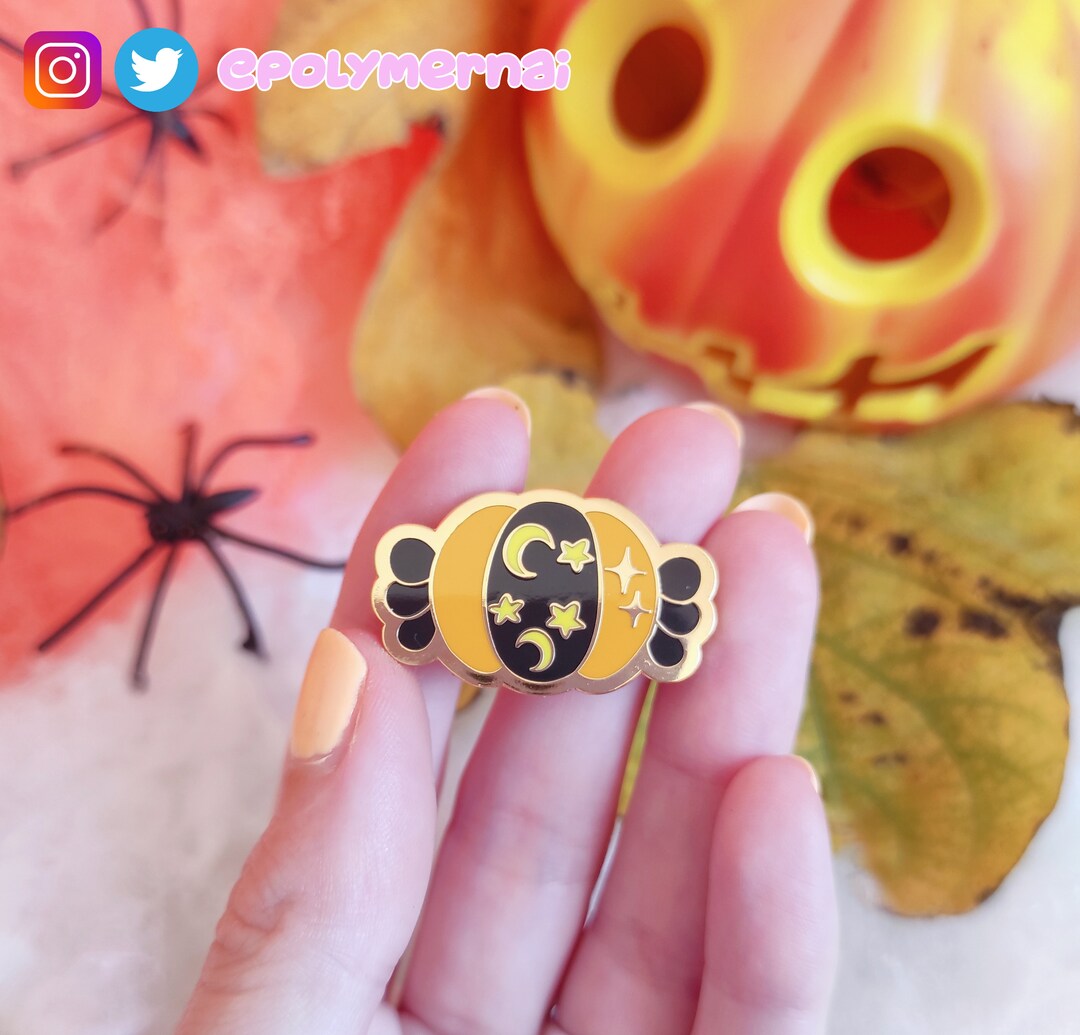 Moonlight Candy Spooky Friends HARD ENAMEL PIN Halloween Anime Manga ...