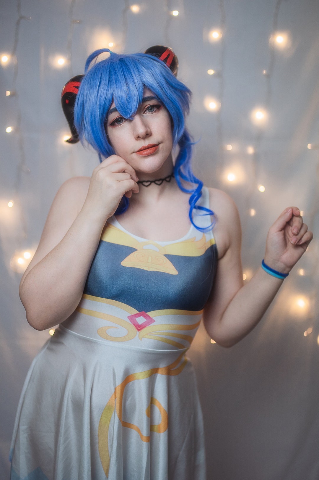 Ganyu genshin Impact SKATER DRESS - Etsy