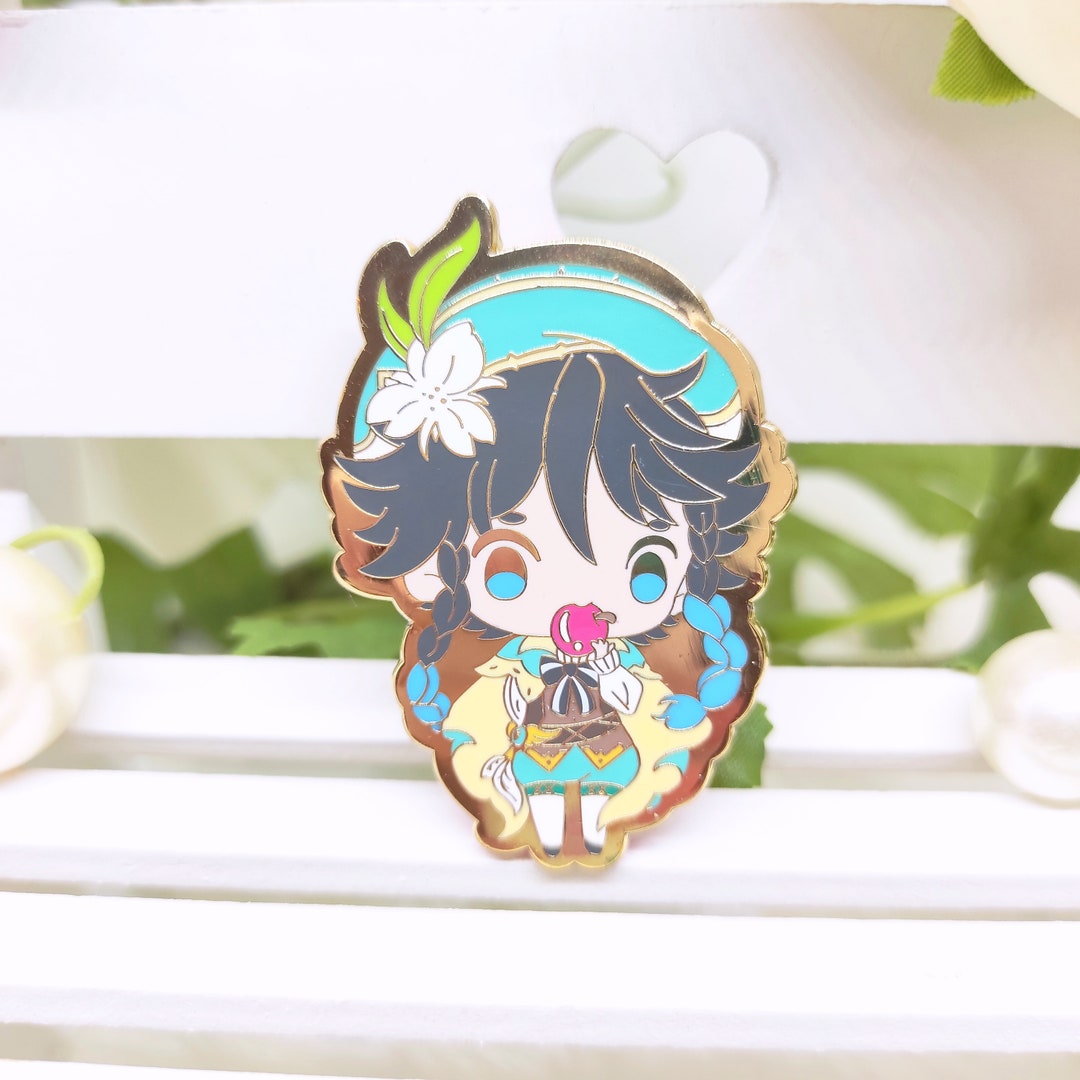 Venti HARD ENAMEL PIN Genshin Impact - Etsy