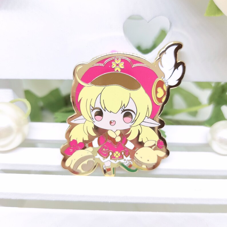 Klee HARD ENAMEL PIN Genshin Impact - Etsy UK