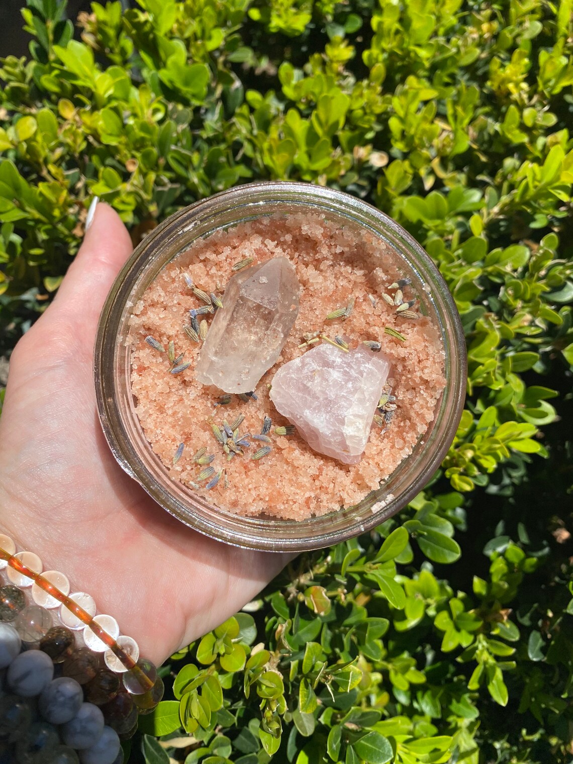 Crystal Infused Aura Cleansing Salt Scrub. With Free - Etsy