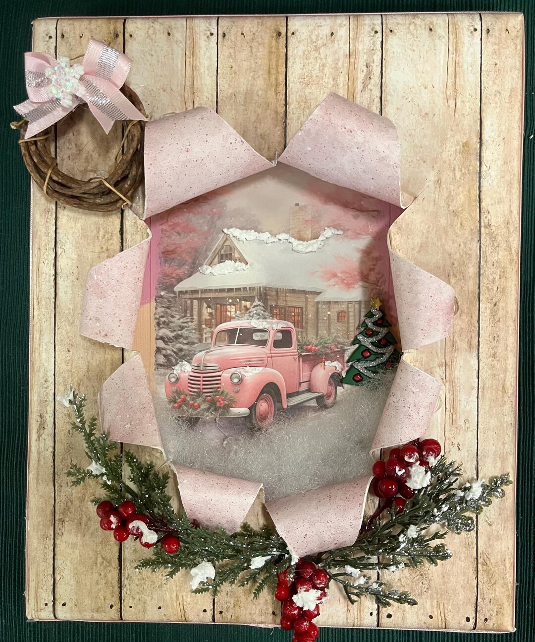 Busted Canvas Vintage Pickup Picture - Etsy