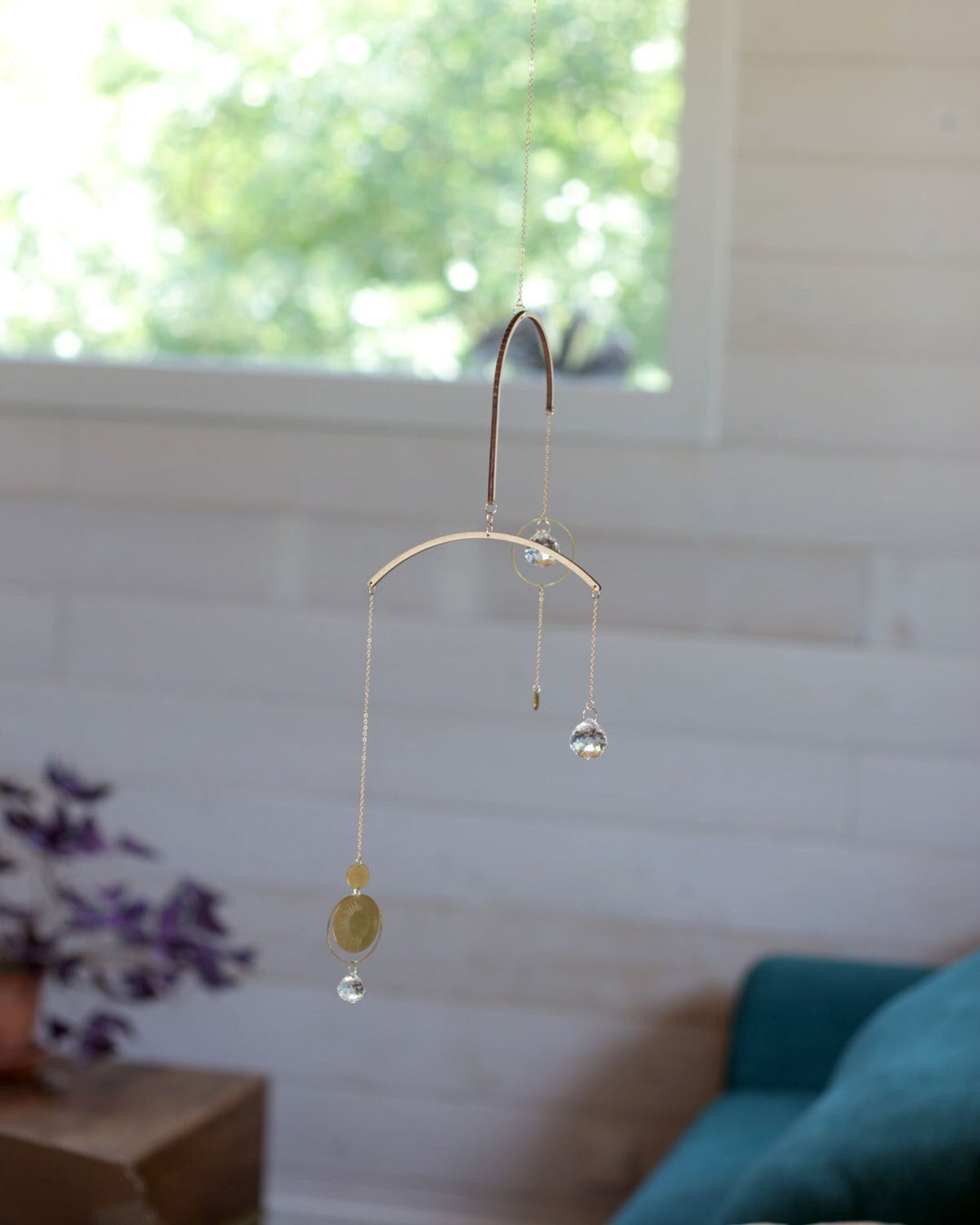DIY Mobile Suncatcher Kit CALM Make Your Own Wood & Brass Sun Catcher ...