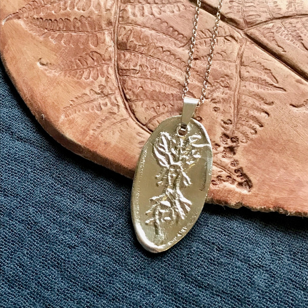 Mandrake - Modern Relic Necklace / Hallowtide Devotional / Pagan ...