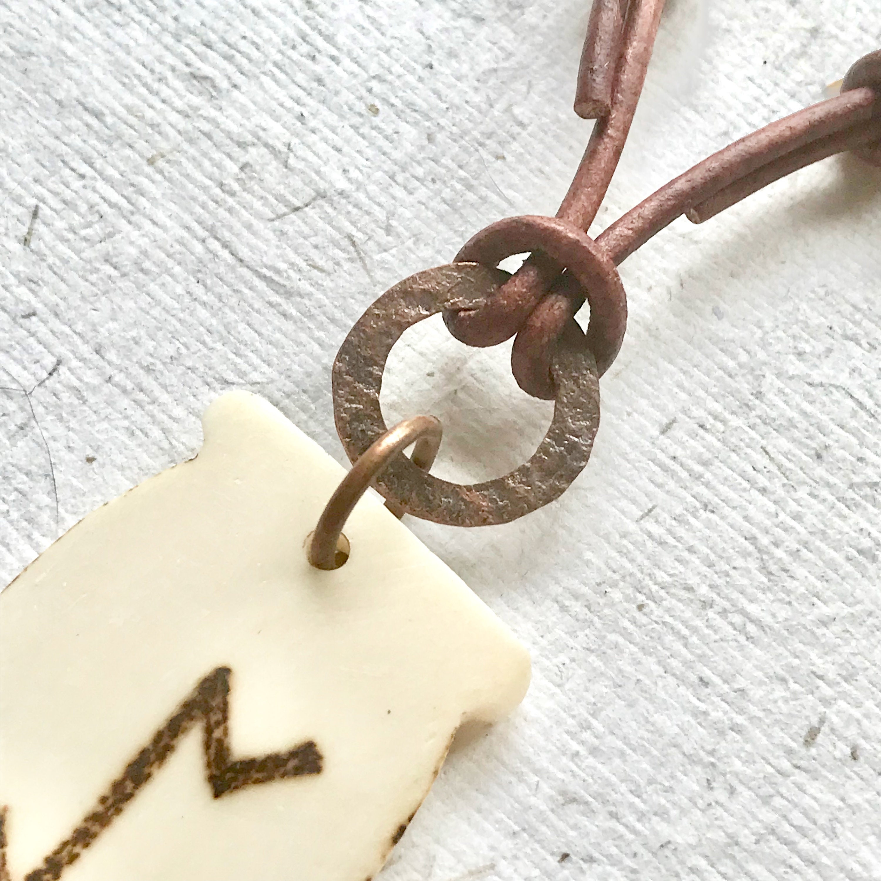 Cweorth Rune Necklace / Anglo Saxon Runes / Amulet / Northern - Etsy