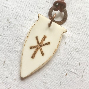 Ior Rune Necklace / Anglo Saxon Runes / Bone Pendant / Viking / Saxon ...
