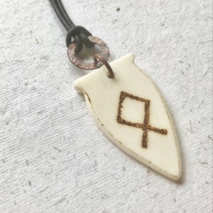 Othala Rune Necklace / Norse Pagan / Heathen / Runes / Odin / Ancestors ...