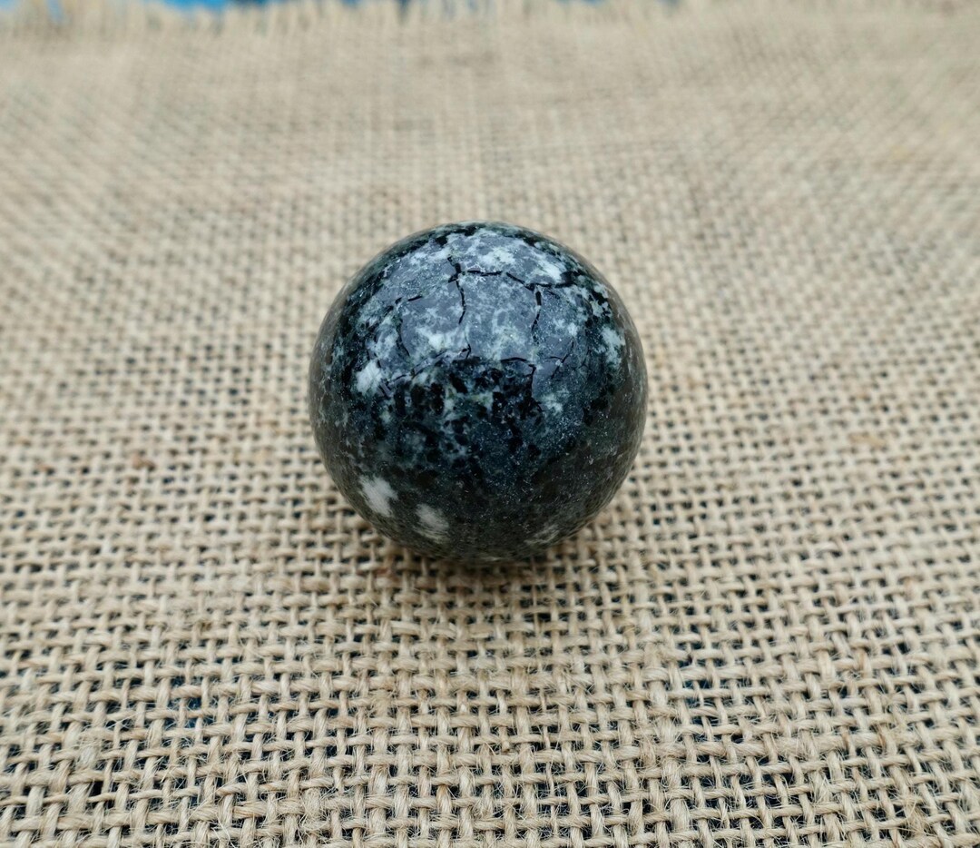 PRESELI BLUE STONE Sphere / Welsh Blue Dolerite Stone Sphere ...