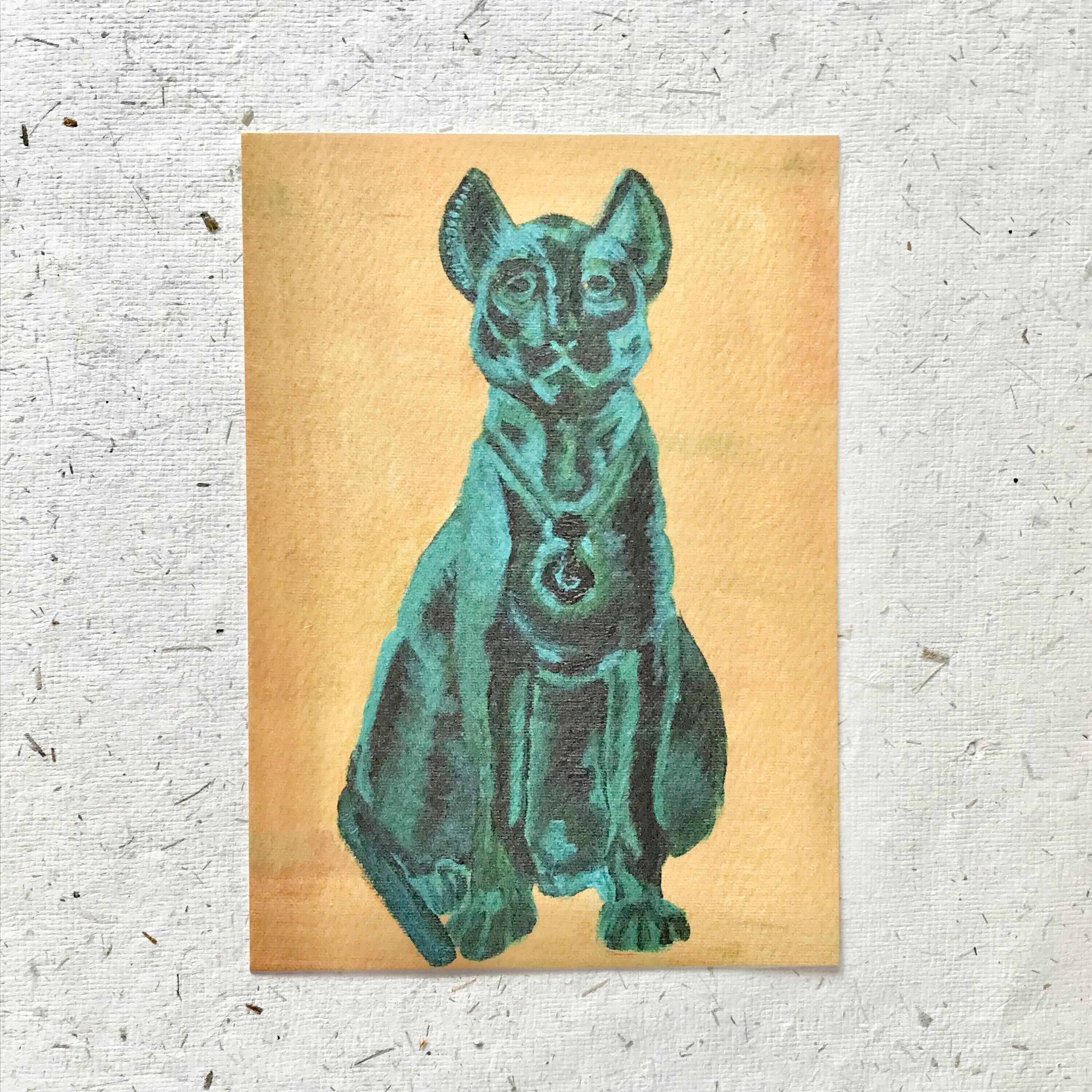 Bastet Altar Card / Print / Ancient Egypt / Egyptian Goddess / - Etsy
