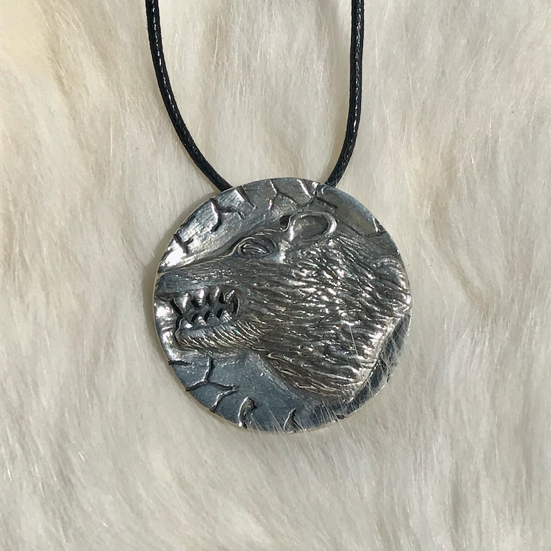 Fenris Wolf Pendant / Viking / Anglo Saxon / Ulfhednar / Geri / Freki ...