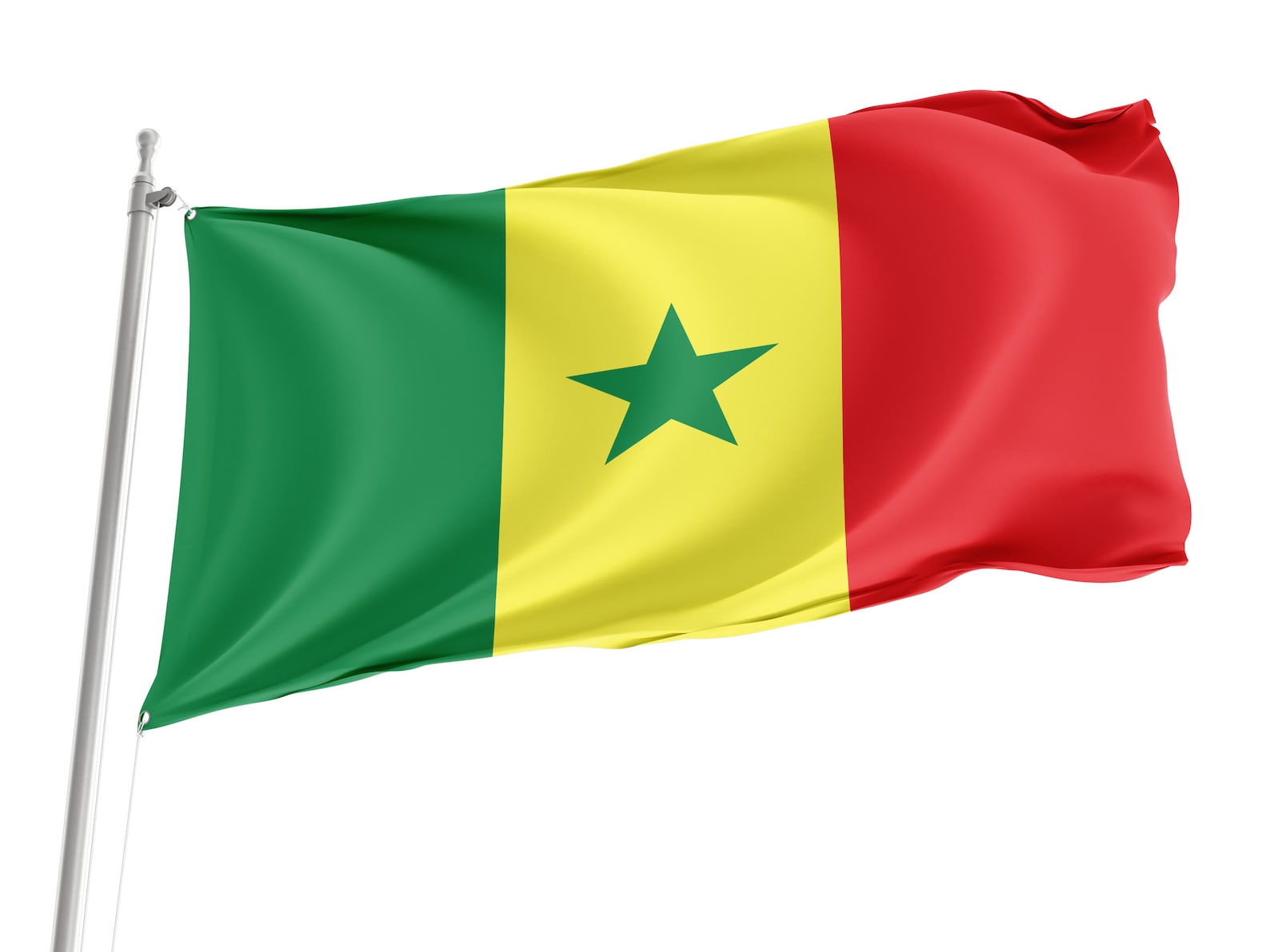 Flag of Senegal, Patriotic Flags, Unique Design Print, Flags for Indoor ...