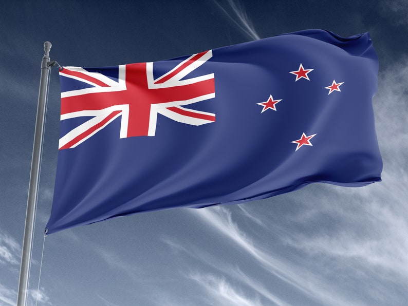 Flag of New Zealand, Patriotic Flags, Unique Design Print, Flags for ...
