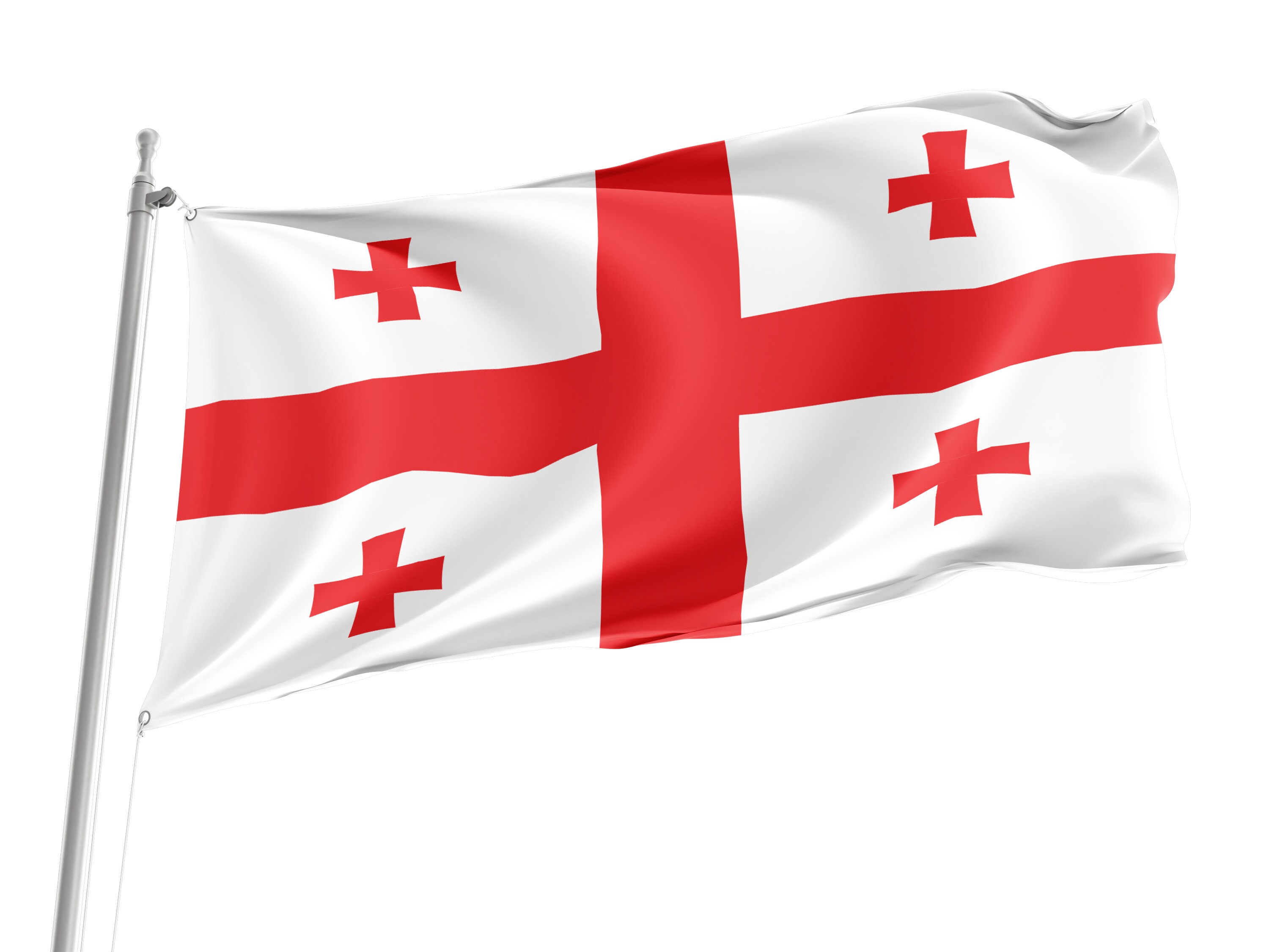 Flag of Georgia, Patriotic Flags, Unique Design Print, Flags for Indoor ...