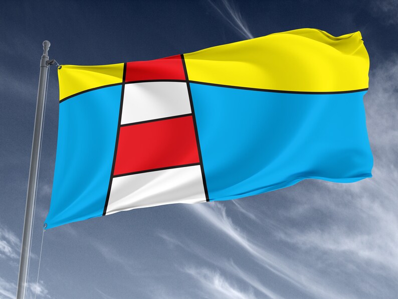 Mount Dora, Florida Flag, Unique Design Print, Double Seams, Bright ...