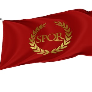 Roman Empire Flag: SPQR Design, Indoor/outdoor, 3x5 Ft - Etsy