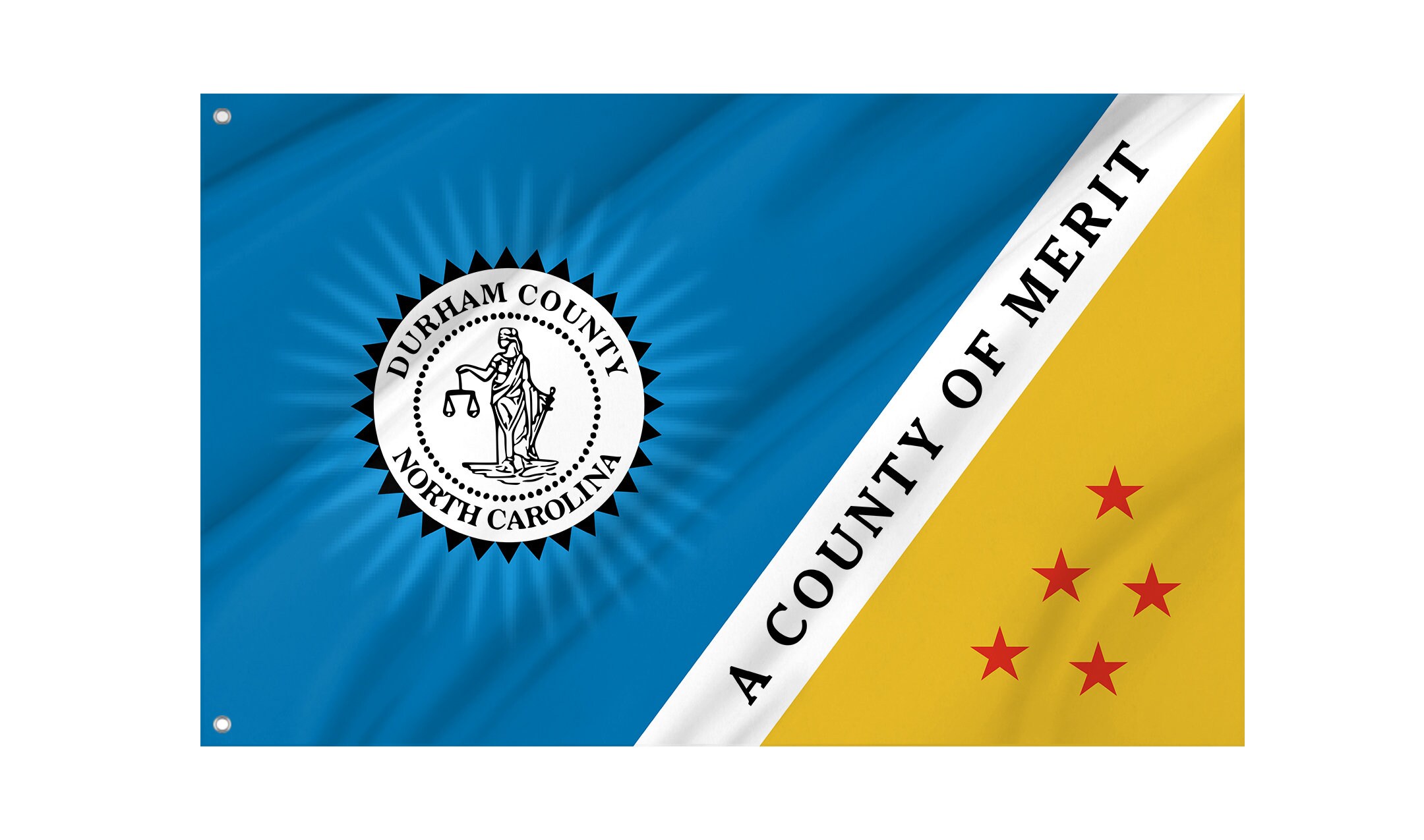Durham County, North Carolina Flag: 3x5 Ft, Unique Design - Etsy