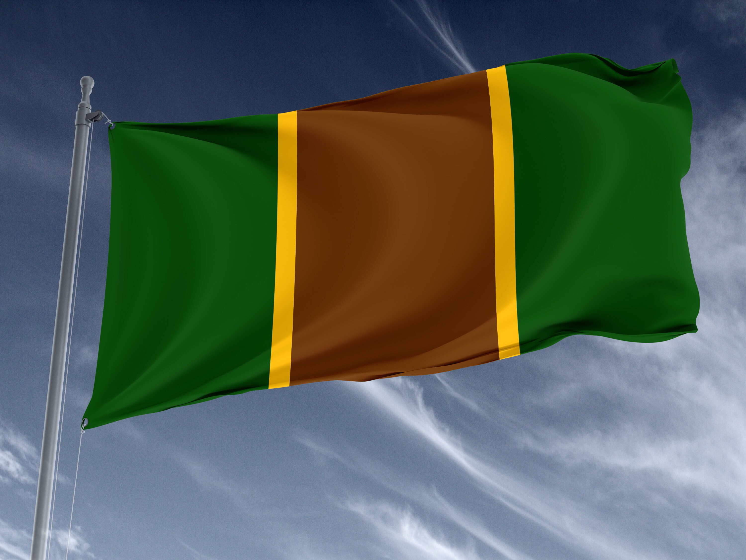 Limestone, Maine Flag, Unique Design Print, Double Seams, Bright ...