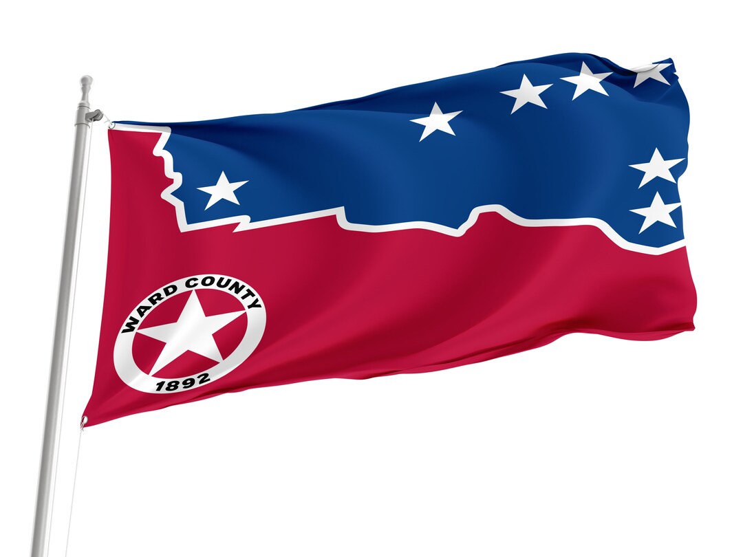 Ward County Texas Flag: Unique Design, Bright Colors (3x5ft) - Etsy