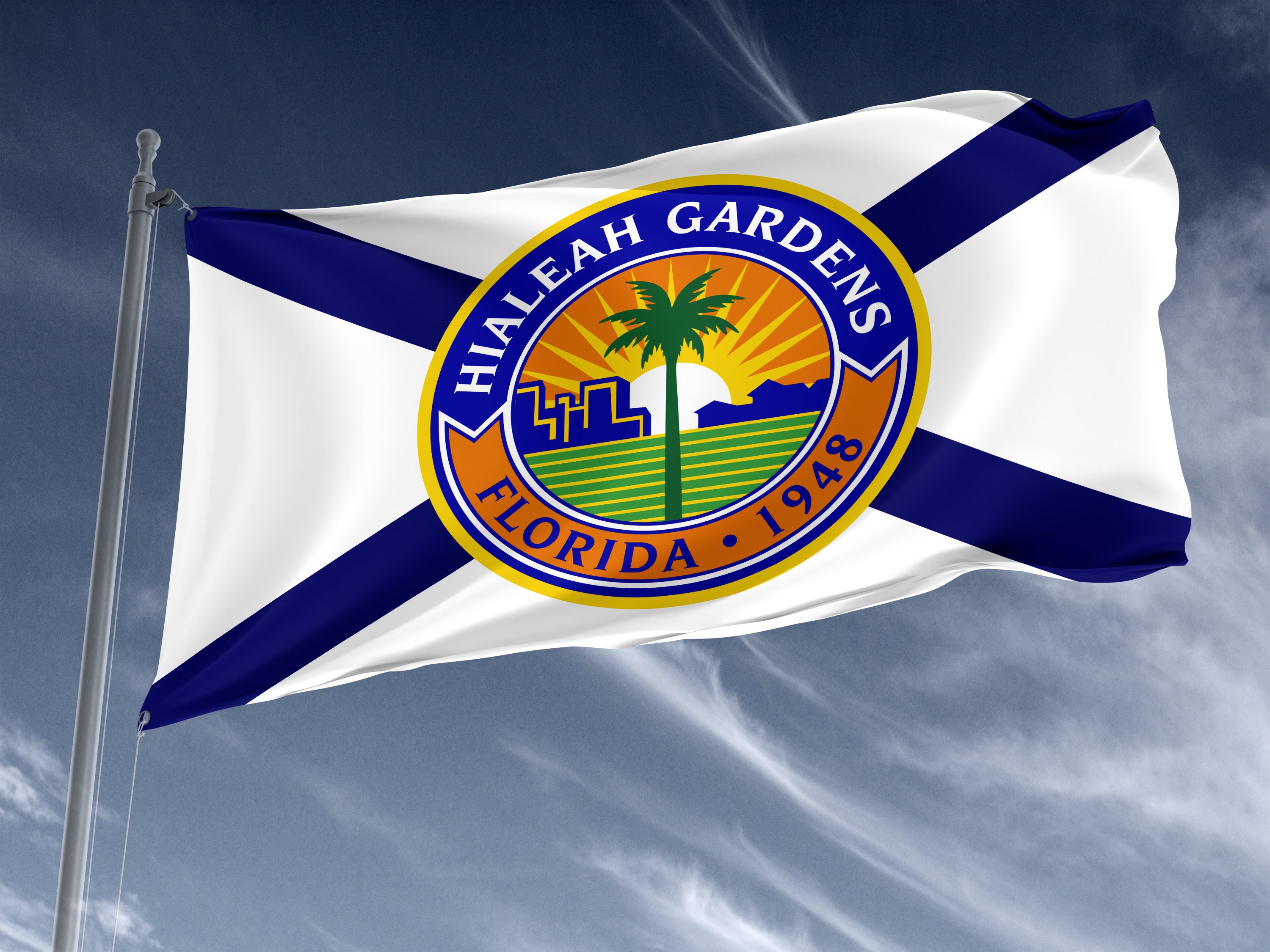 Hialeah Florida Flag