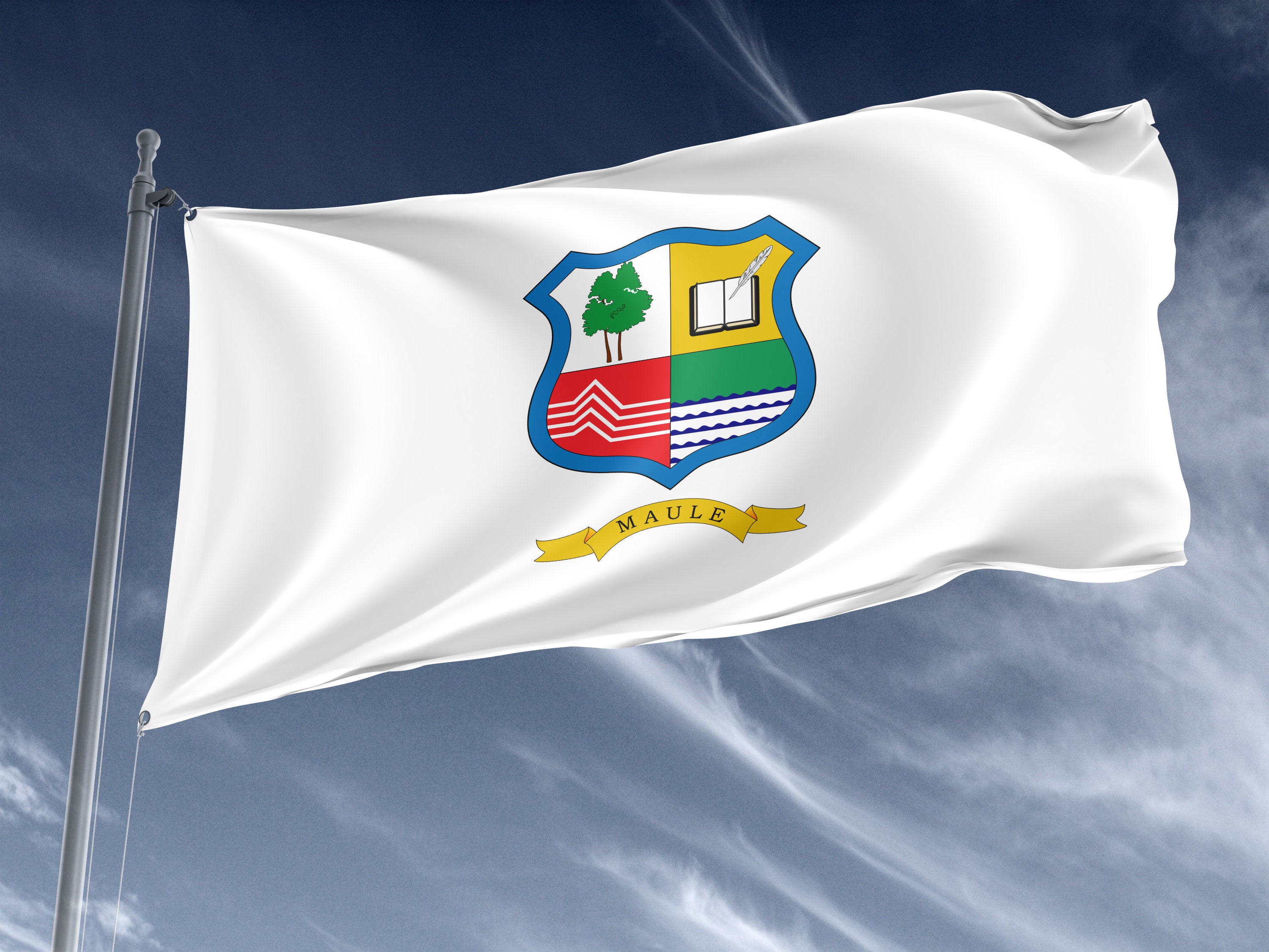 Flag of the Maule Region, Chile, Unique Design Print, Flags for Indoor ...