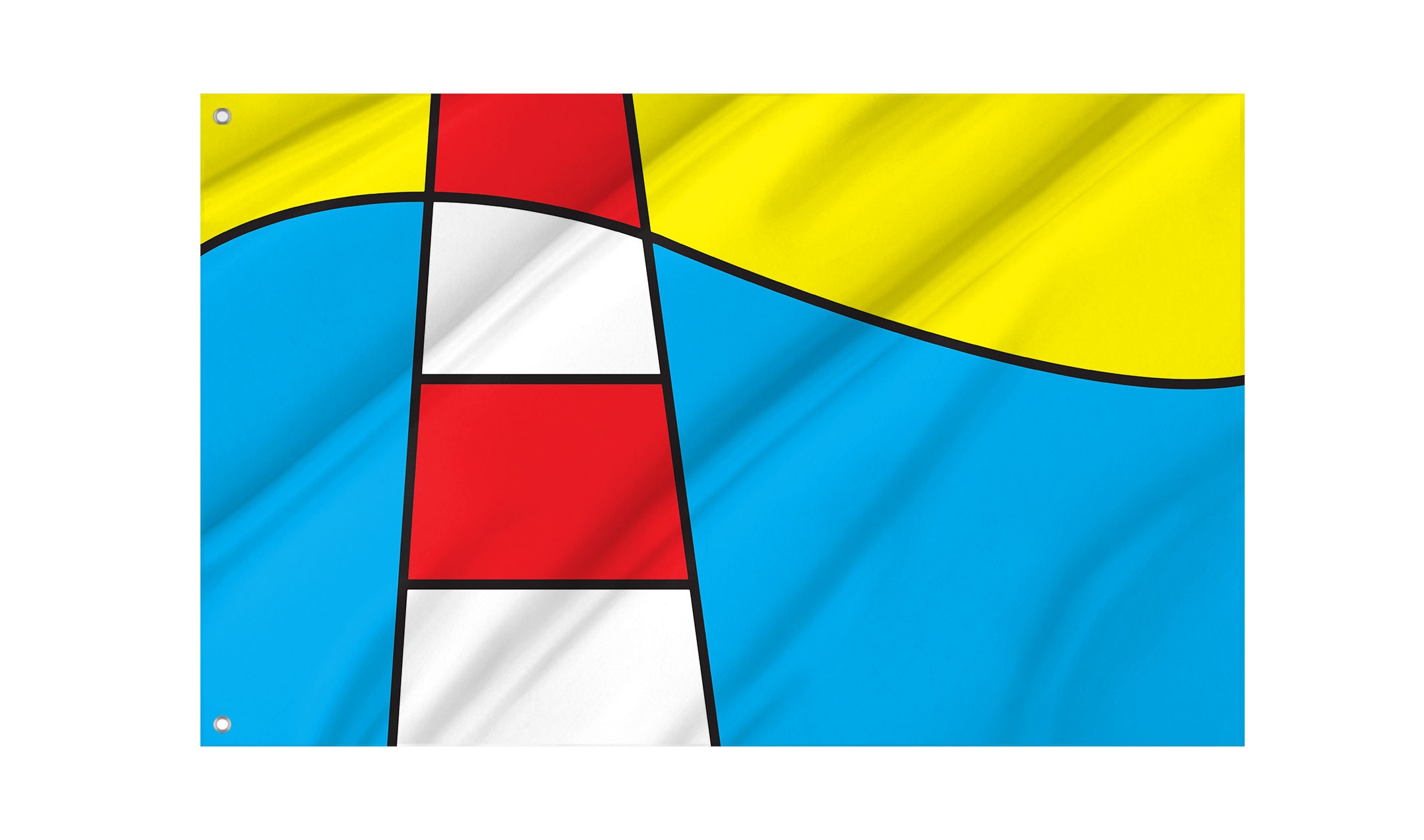 Mount Dora, Florida Flag, Unique Design Print, Double Seams, Bright ...