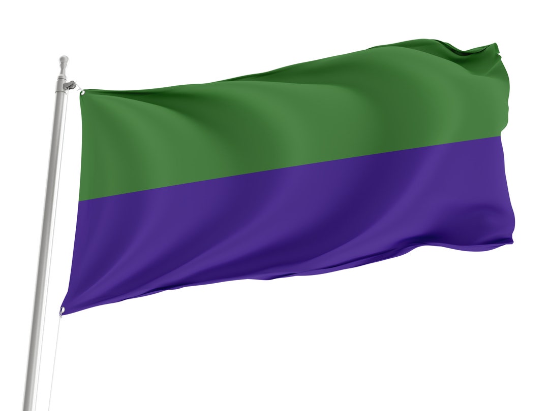 Hermann, Missouri Flag, Unique Design Print, Double Seams, Bright ...