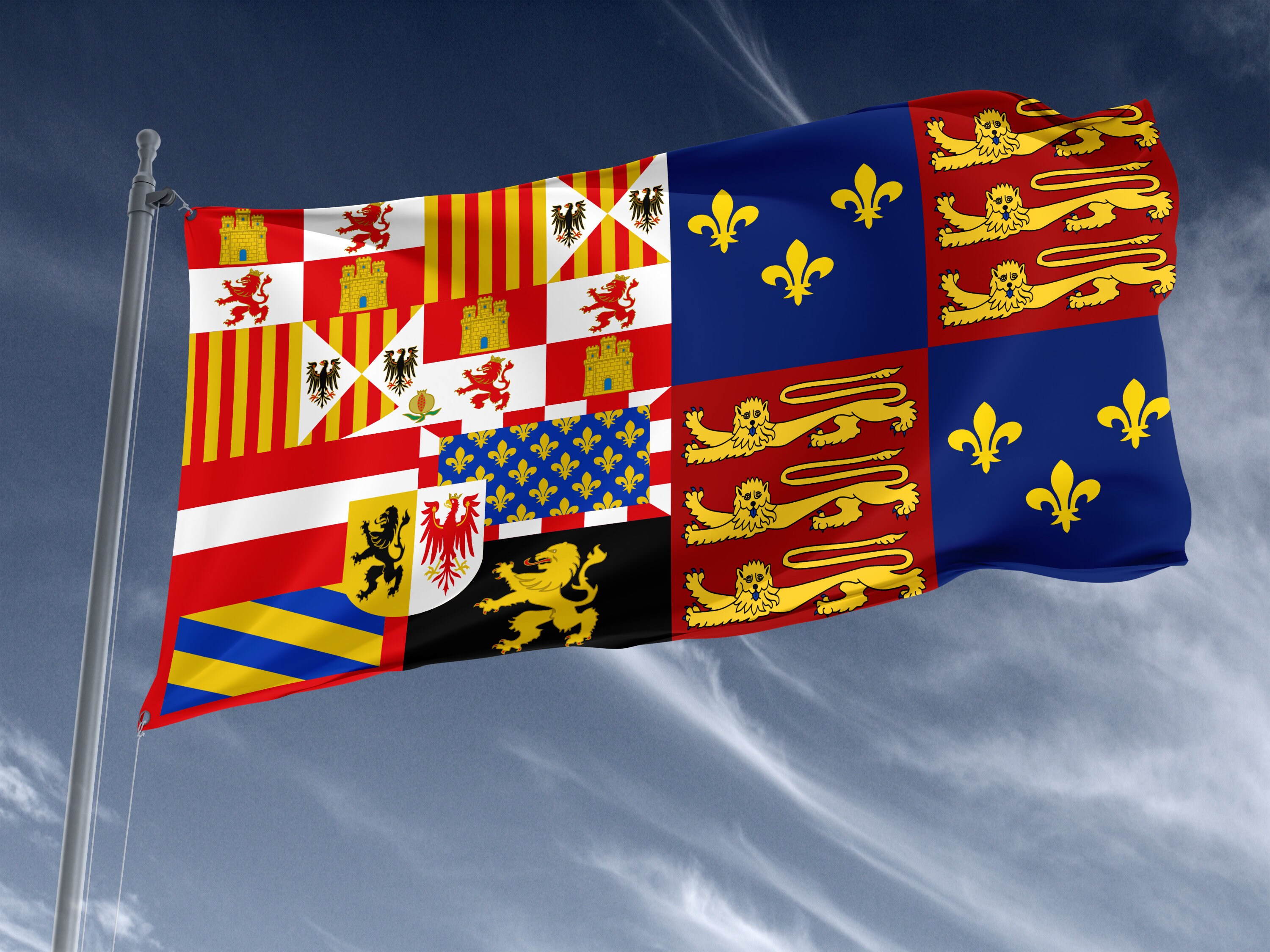 Standard of Philip of Austria as Prince of Asturias and King Consort of ...