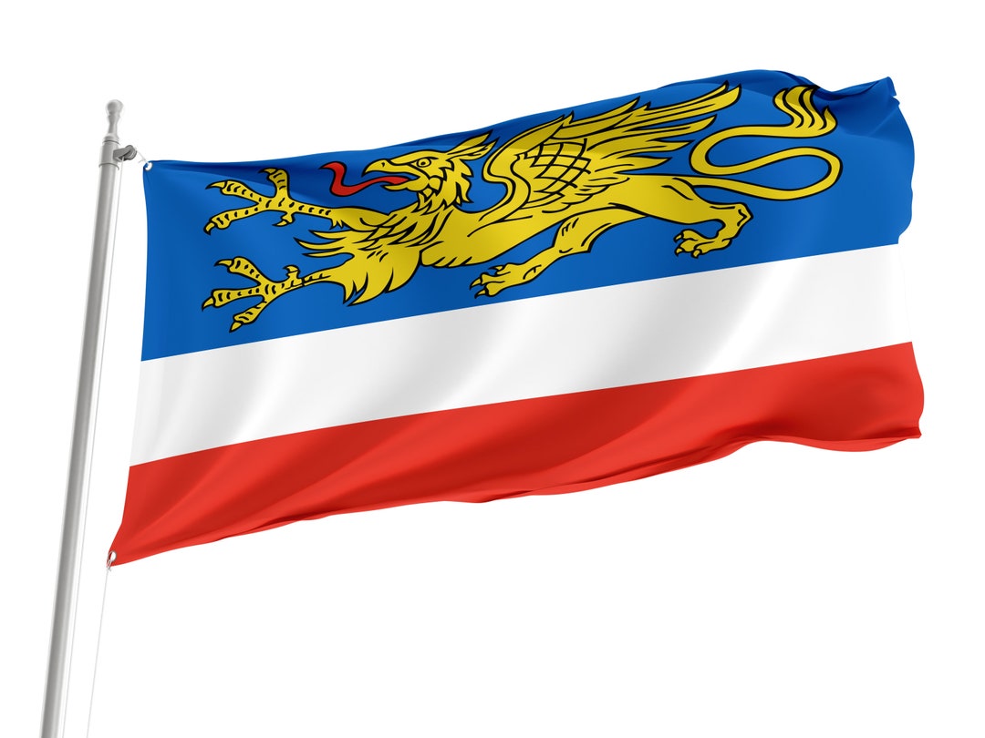 Rostock Flag With Brass Grommets, Unique Design Print, Double Sided ...