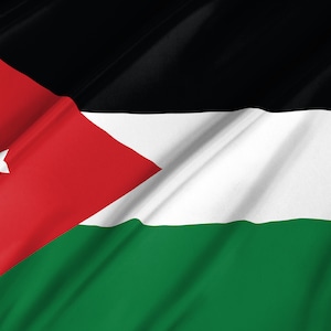 Flag of Jordan Patriotic Flags Unique Design Print Flags - Etsy