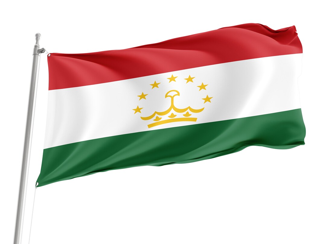 Flag of Tajikistan, Patriotic Flags, Unique Design Print, Flags for ...