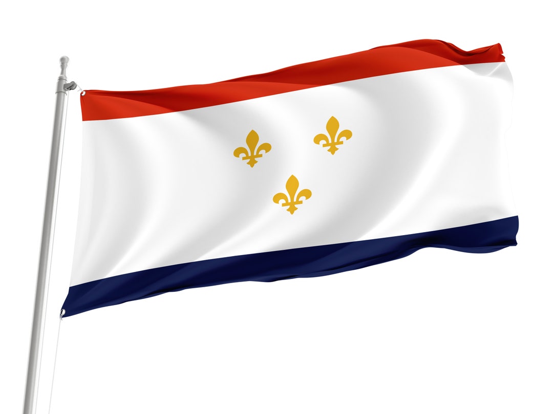 New Orleans Flag: Unique Design, Bright Colors, 3x5 Ft - Etsy