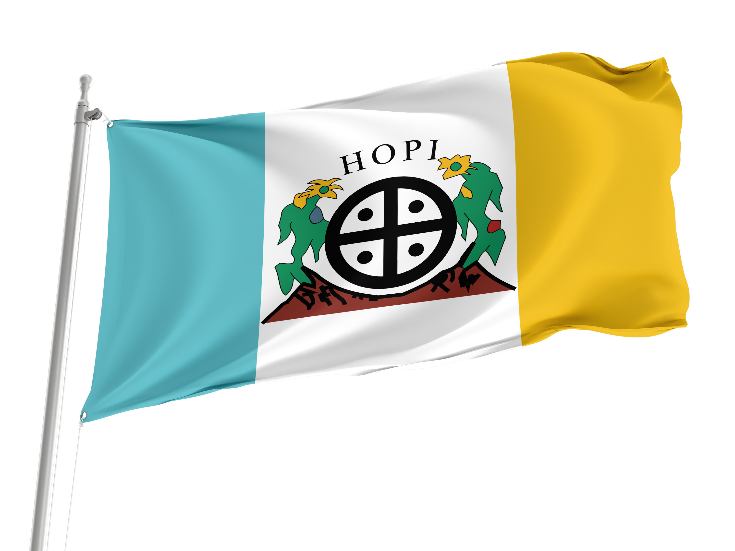 Hopi Reservation Flag, Unique Design Print, Double Seams, Bright ...