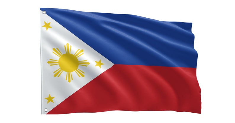 Philippines Flag: Patriotic Design, Indoor/outdoor Use (3x5 Ft) - Etsy ...
