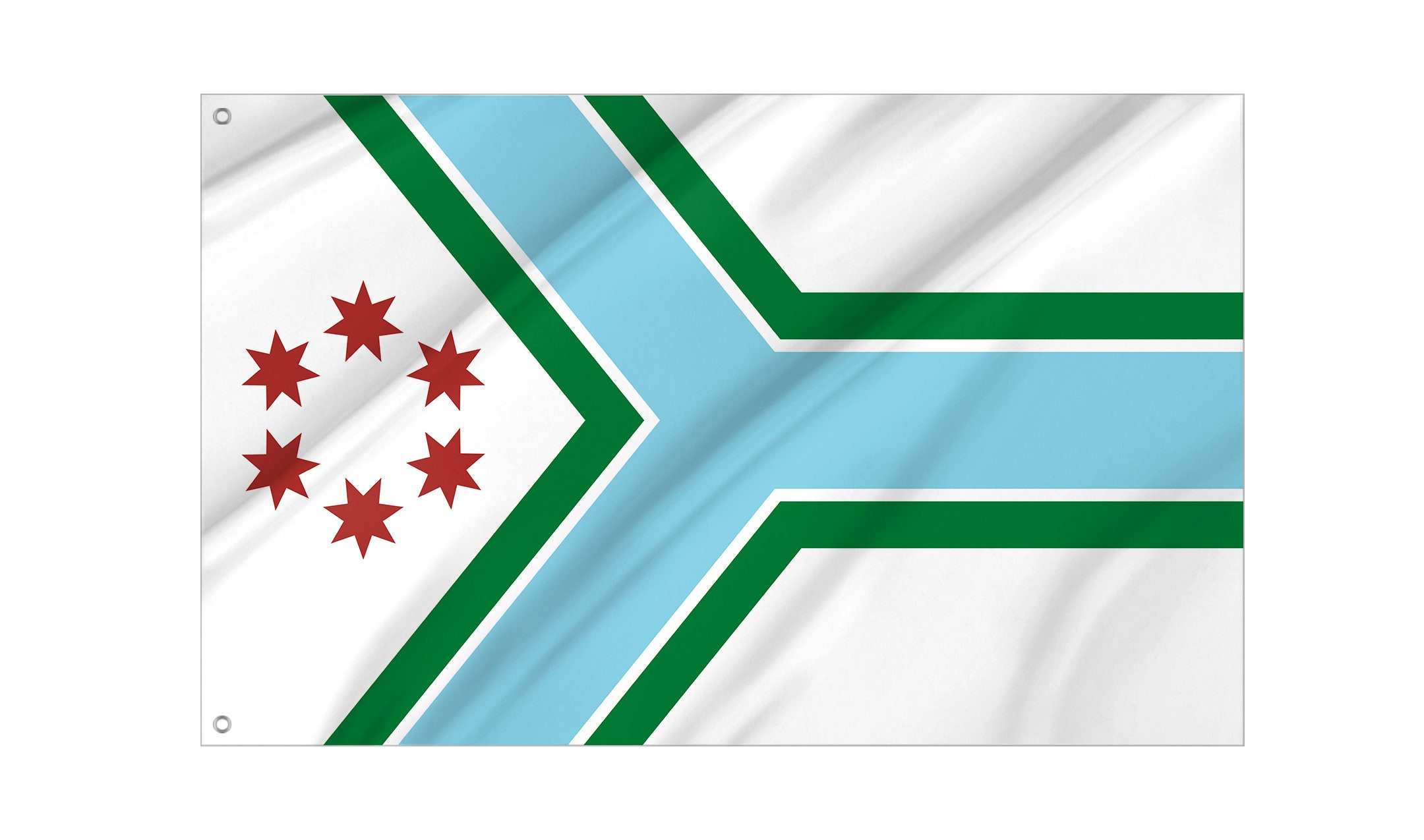 Cook County Flag, Unique Design Print, Double Seams, Bright Colours ...
