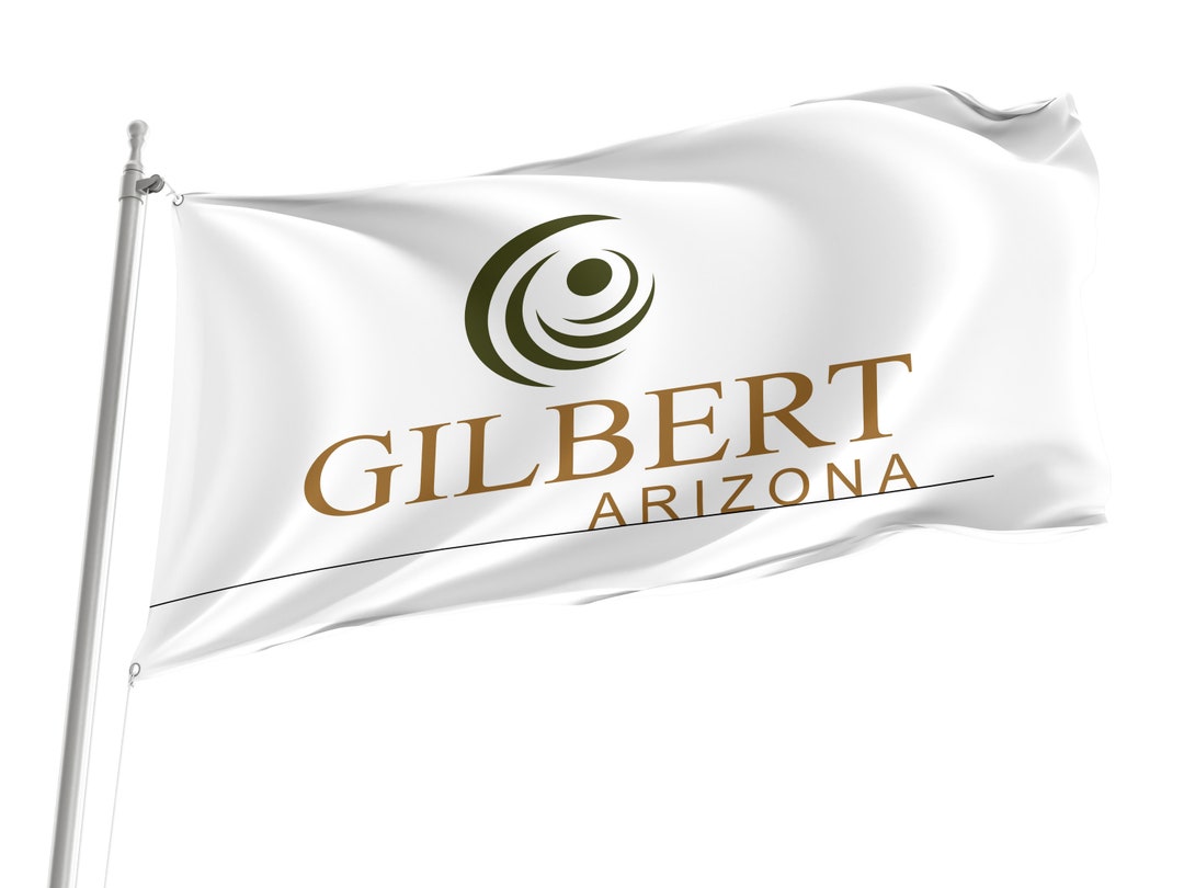 Gilbert, Arizona Flag, Unique Design Print, Double Seams, Bright ...