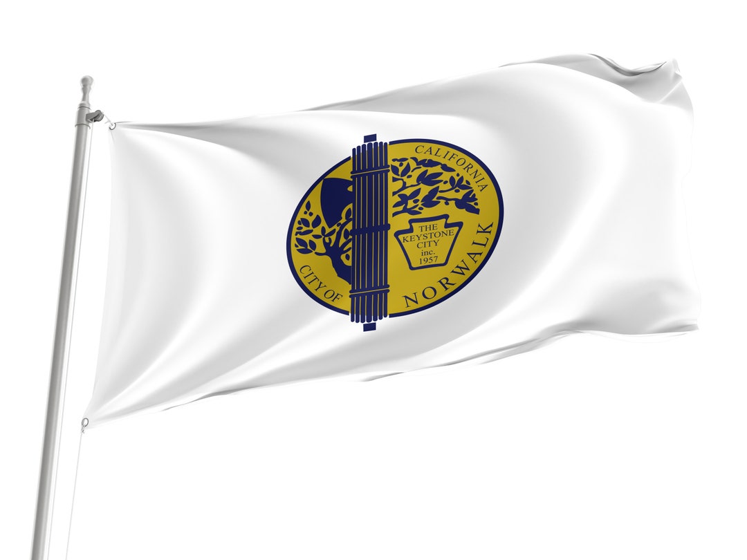 Norwalk California Flag: Unique Design, Bright Colors (3x5 Ft) - Etsy