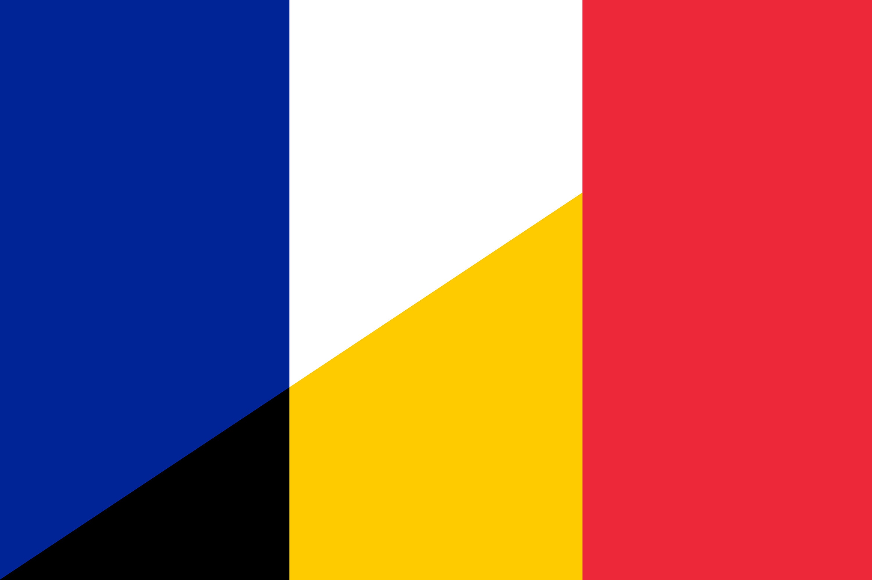 France and Belgium Friendship Flag: Unique Design, 3x5 Ft - Etsy