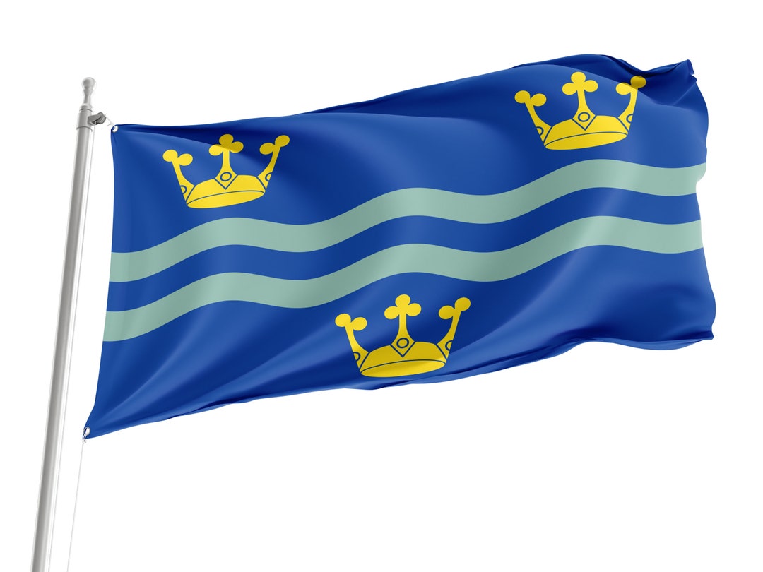 Flag of Cambridgeshire, Unique Design Print, Flags for Indoor & Outdoor ...