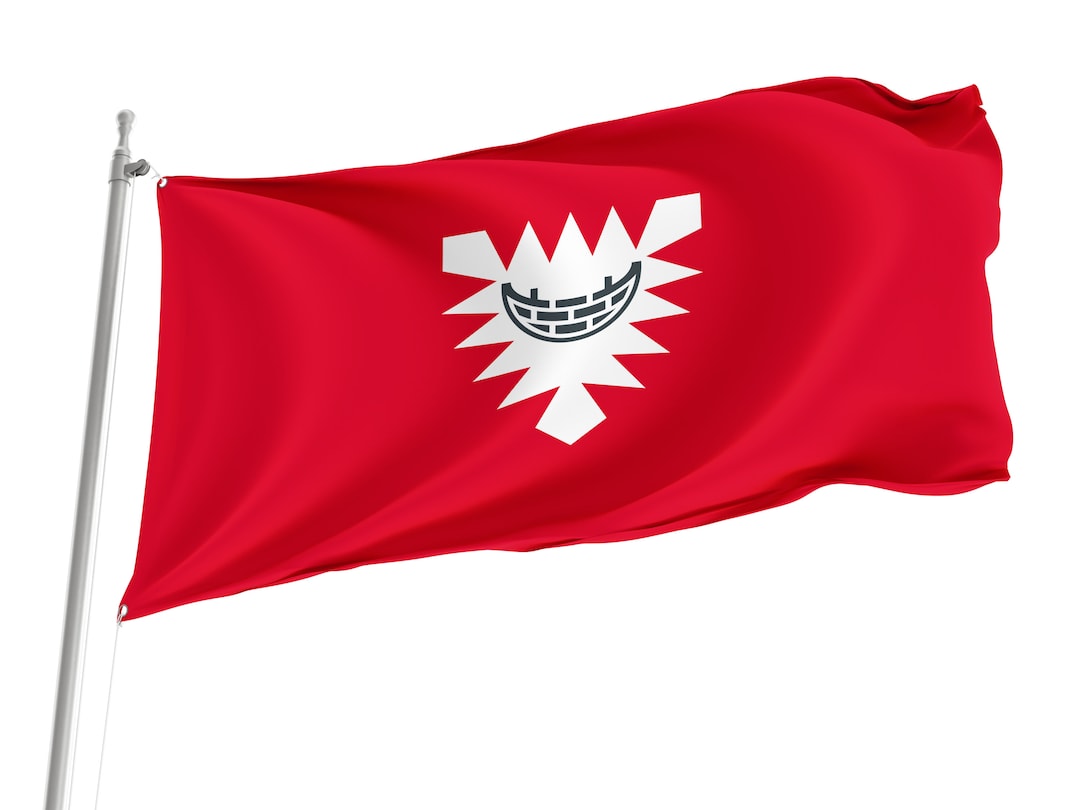 Kiel Flag With Brass Grommets, Unique Design Print, Double Sided Large ...