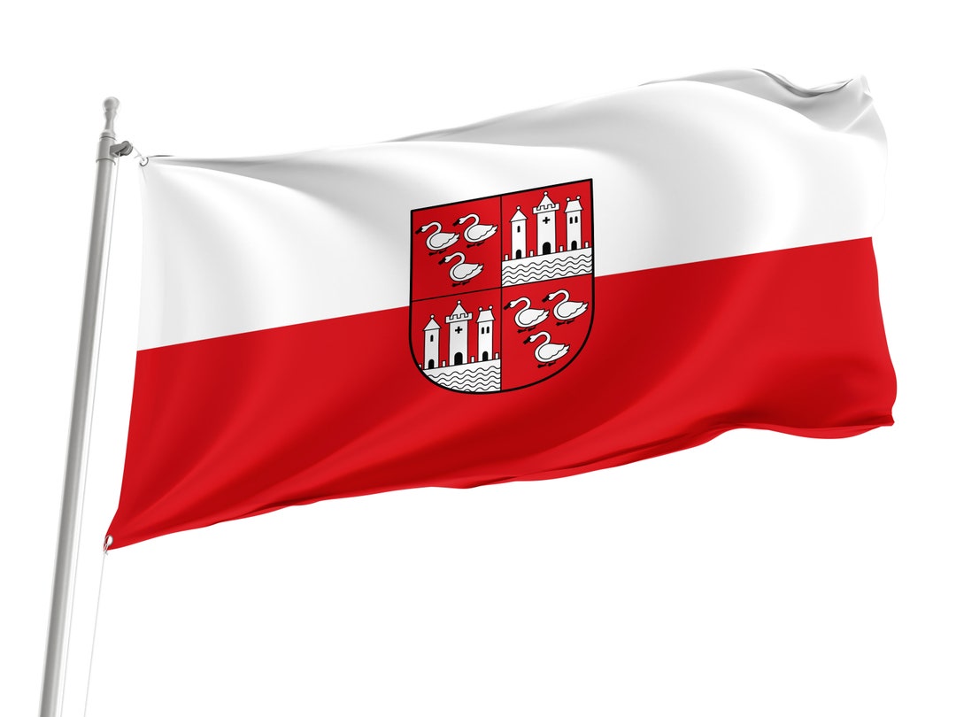Zwickau Flag With Brass Grommets, Unique Design Print, Double Sided ...