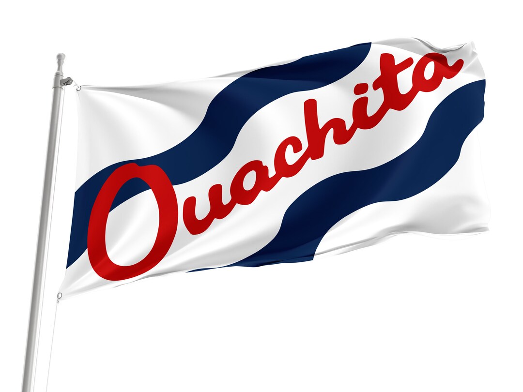 Ouachita Parish, Louisiana Flag, Unique Design Print, Double Seams ...