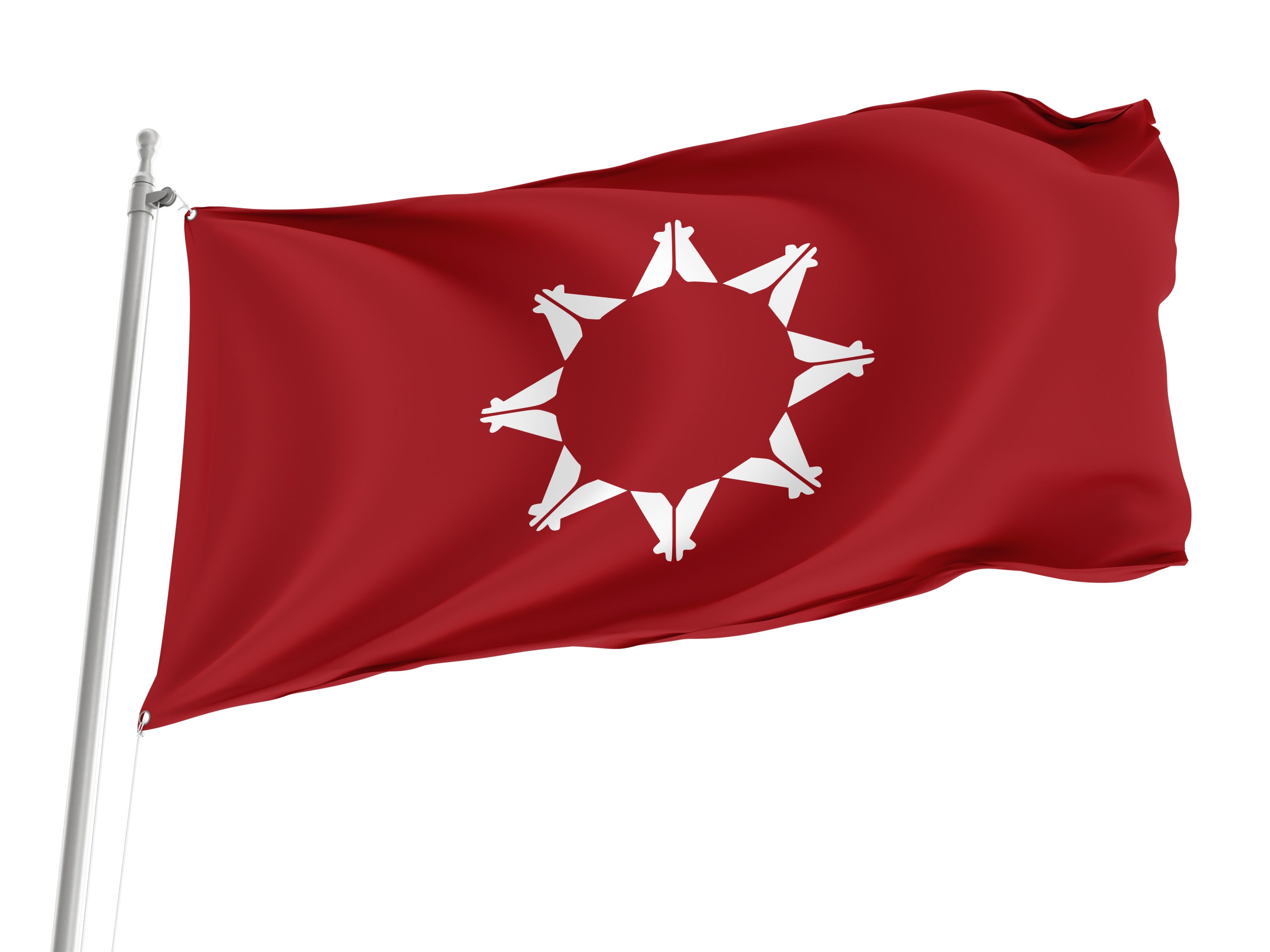 Oglala Sioux Tribe Flag, Unique Design Print, Double Sided Large Flag ...