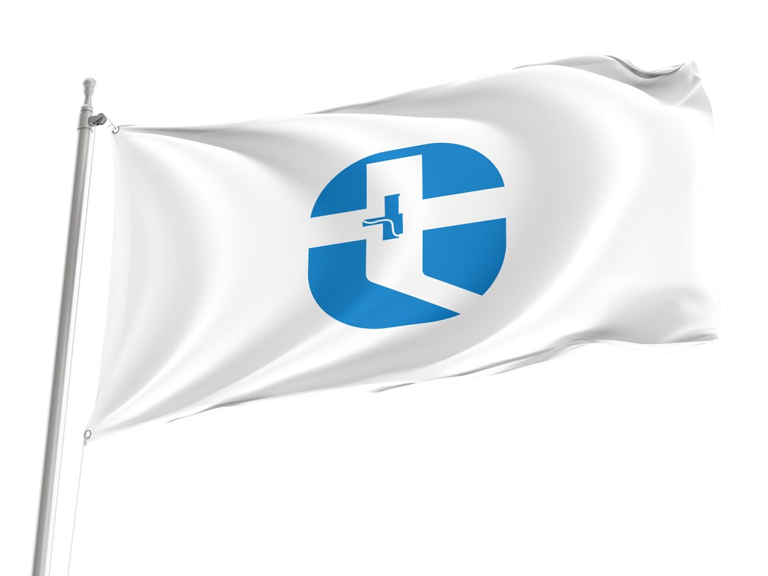 Tulsa County, Oklahoma Flag, Unique Design Print, Double Seams, Bright ...