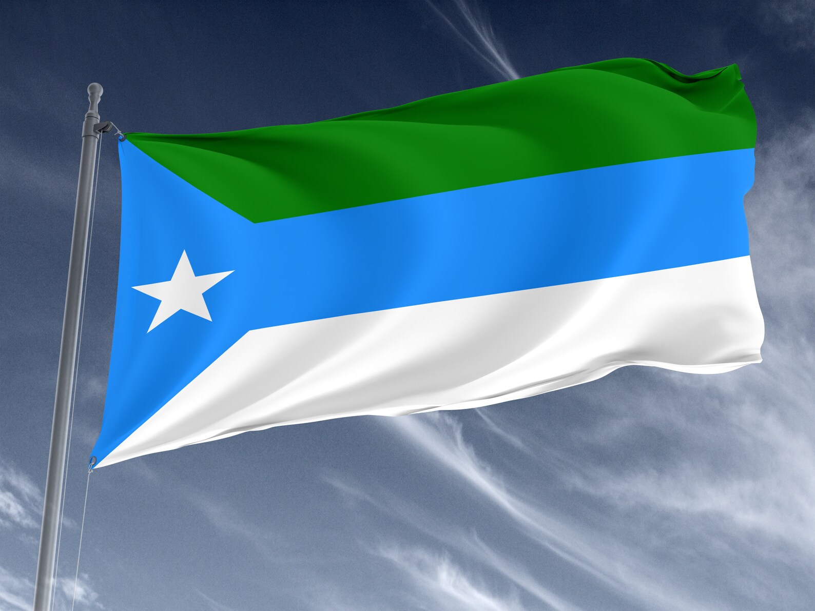 Jubaland Somalia Flag: Unique Design Print, 3x5 Ft, EU Made - Etsy