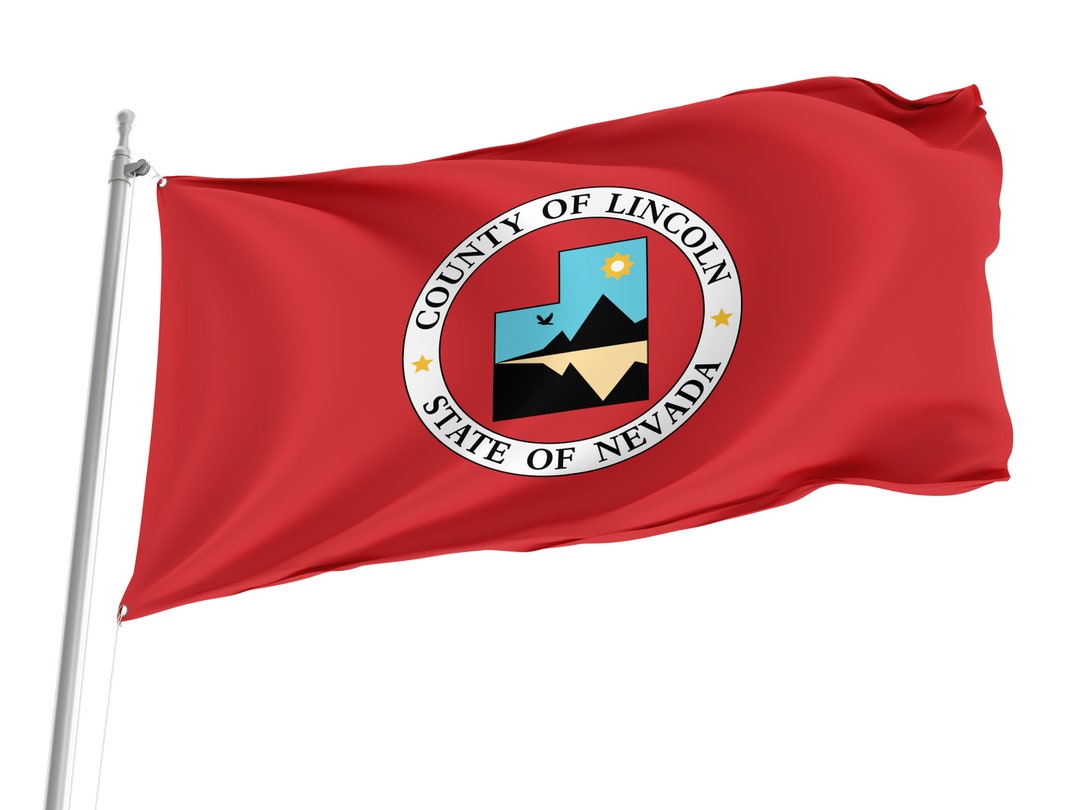 Lincoln County Nevada Flag: Unique Design, Bright Colors (3x5ft) - Etsy