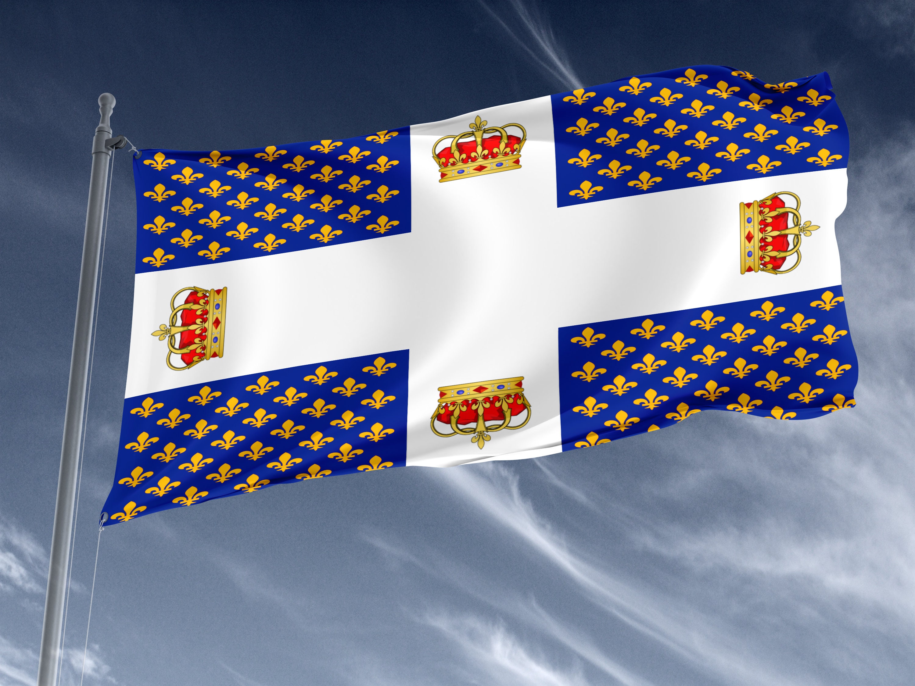 Flag French Empire Infantry Regiment French Guards 1563-1789, Unique ...